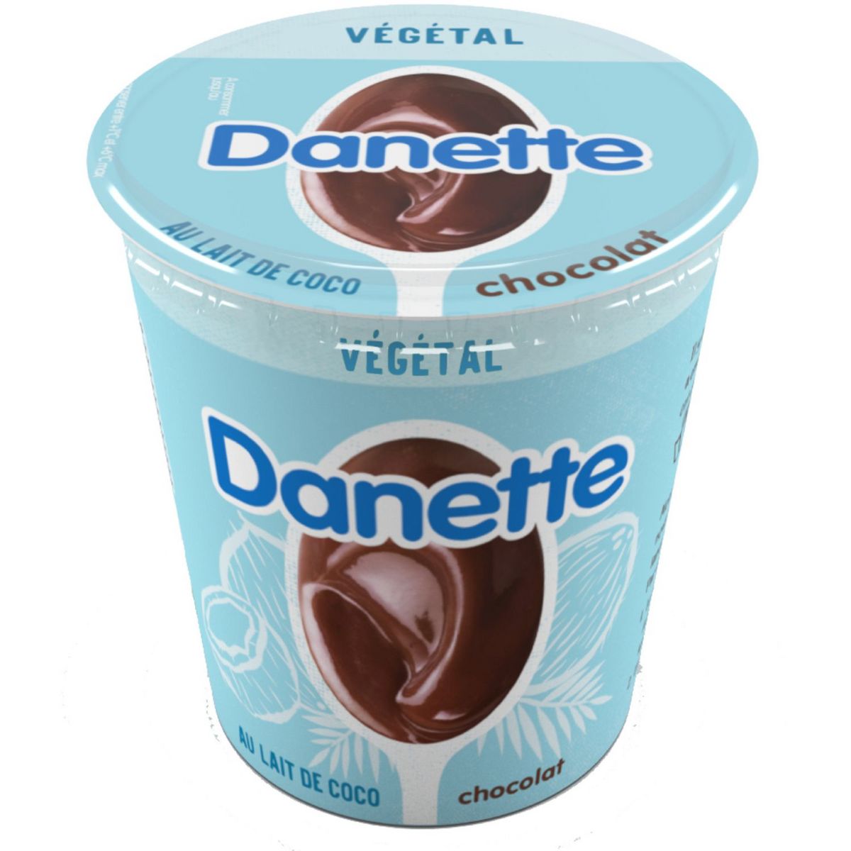 Danone Danette Chocolate vegetal Creme dessert (with coconut milk ...