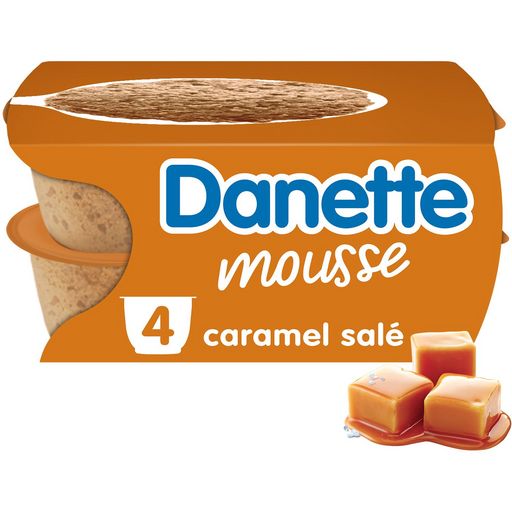 Danette Salted Caramel Mousse 4x60g • EuropaFoodXB • Buy food online ...