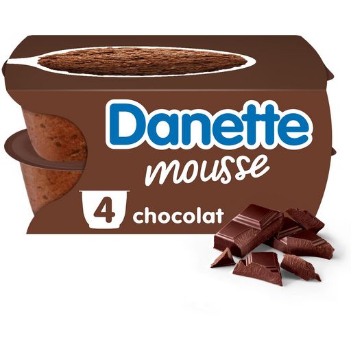 Danette Chocolate Mousse 4x60g • EuropaFoodXB • Buy food online from ...
