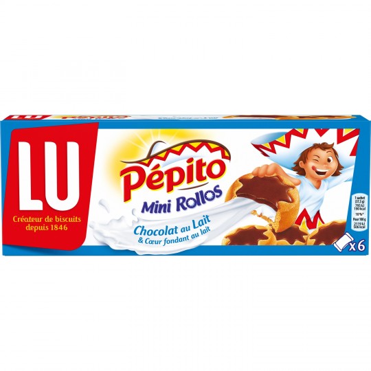 LU Pepito Mini Rollos chocolate x 6 • EuropaFoodXB • Buy food online ...