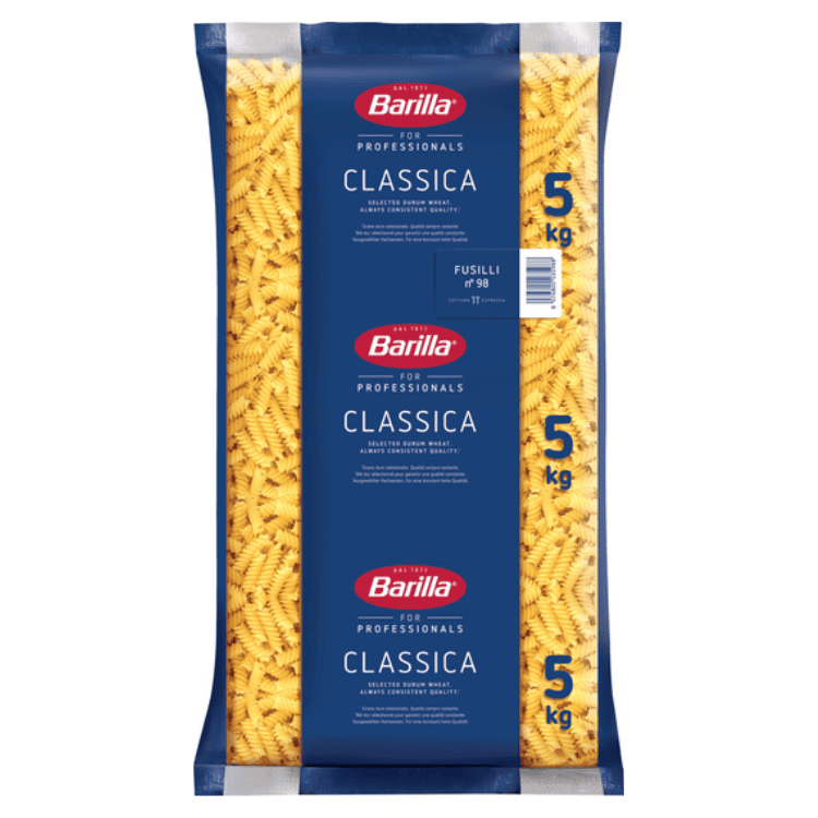 Barilla Fusilli Pasta | 5kg - EuropaFoodXB