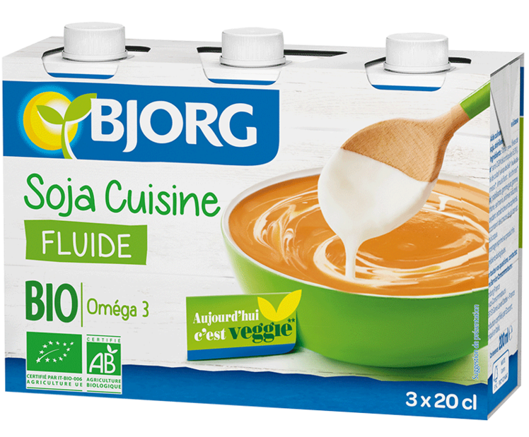 Bjorg soja cuisine bio 3x200ml • EuropaFoodXB • Acheter des aliments en ...