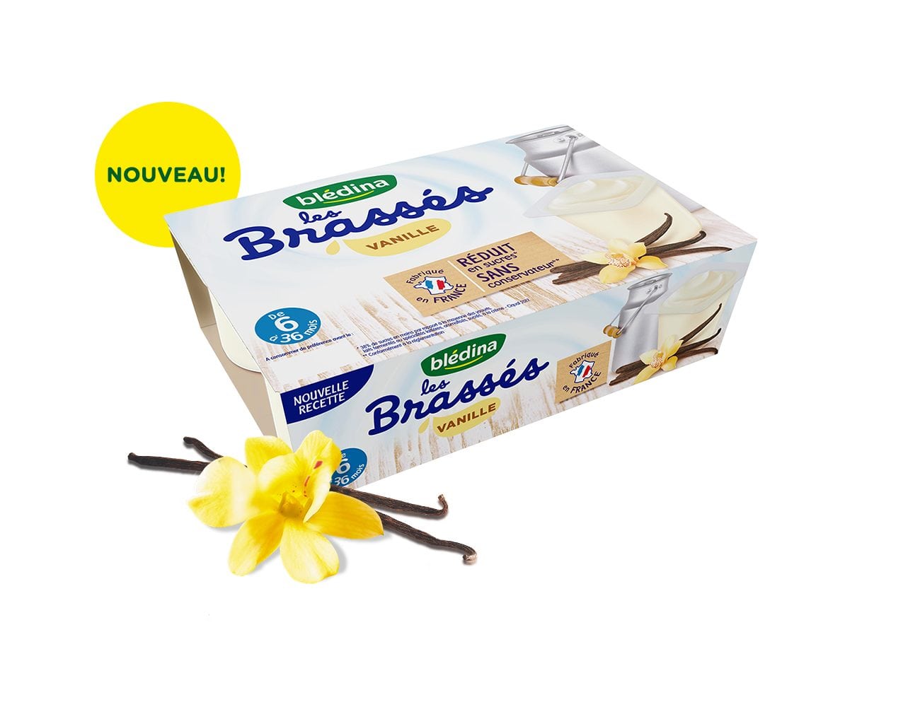 Bledina Brasse vanilla 6x95g from 6 months • EuropaFoodXB • Buy food ...