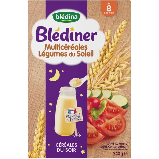 Bledina Blediner Multi-cereals & Sunshine Vegetable from 8 months ...