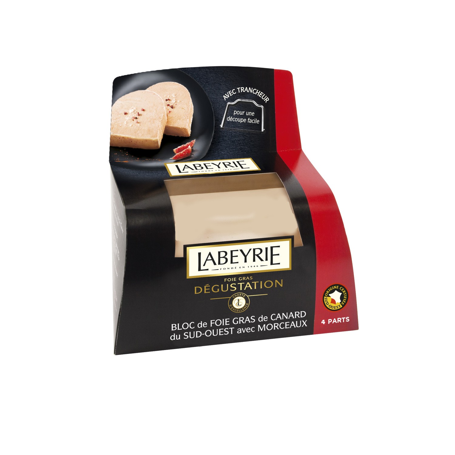 Labeyrie Duck foie gras bloc with chunks • EuropaFoodXB • Buy food ...